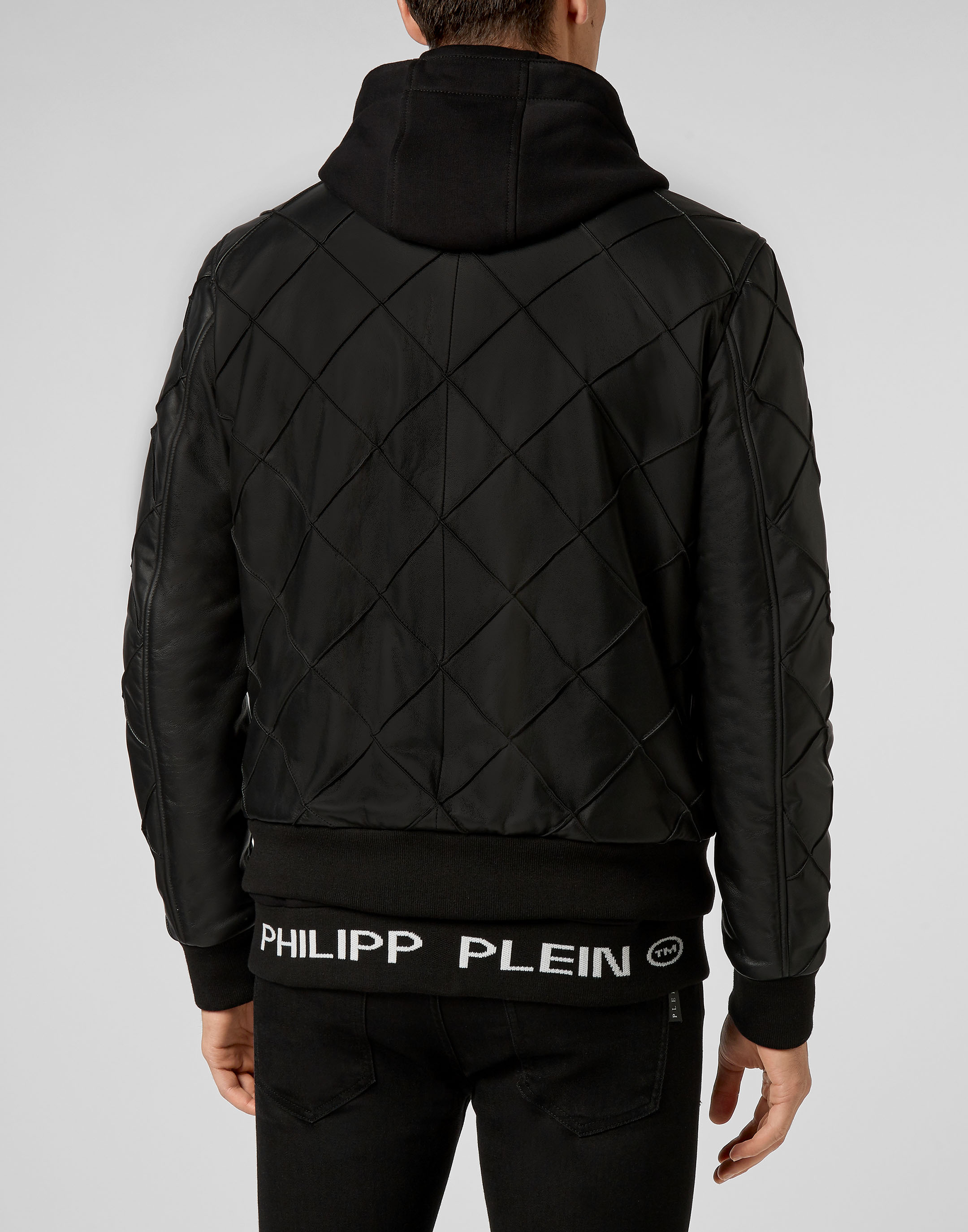 Leather Bomber Philipp Plein TM | Philipp Plein Outlet Leather Bomber Philipp Plein TM | Philipp Plein Outlet