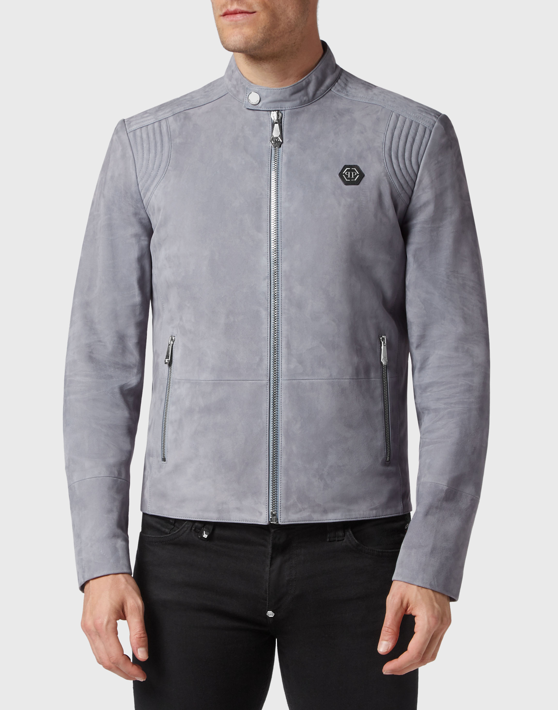 Suede Padded Jacket | Philipp Plein Outlet
